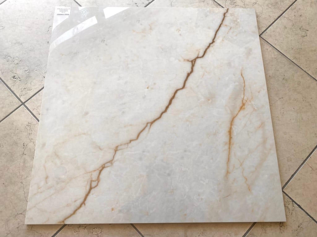 Oro Crema Lappato 60X60 2°Scelta - Ceramica in Stock